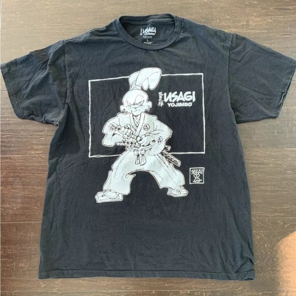 Shirts | Usagi Yojimbo Stan Sakai Comic Anime Japanese Black Tshirt ...